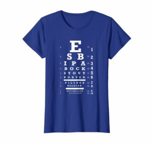 The Original Craft Beer Eye Chart T-Shirt - Cranehill Studios